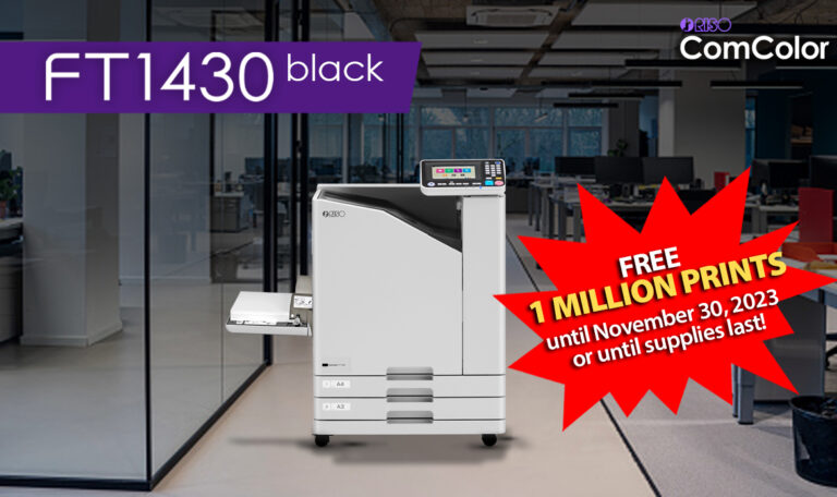 RISO ComColor FT1430 Promo: Extended Until November 30, 2023